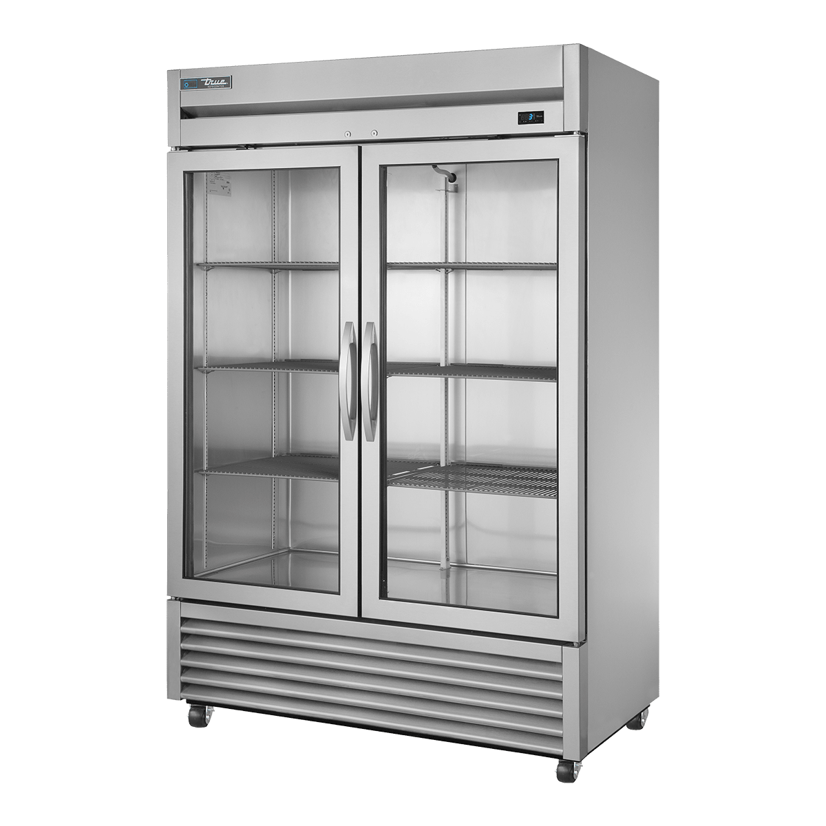 True Refrigeration Upright Foodservice Refrigeration 2 Full Glass Swing ...